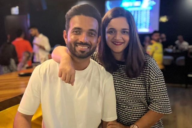[In pictures] Ajinkya Rahane shares a heartwarming post for wife ...