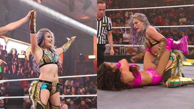 Giulia shares two-word message following a victorious WWE in-ring debut