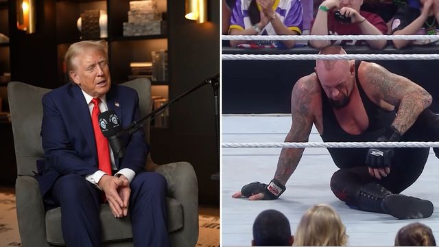 Donald Trump asks The Undertaker if wrestling hurts; unhappy WWE legend ...