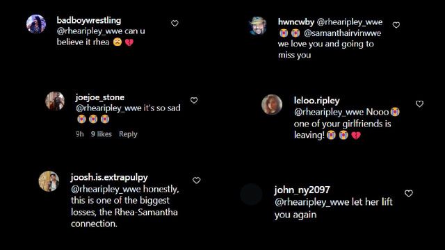 WWE fans react as Rhea Ripley sends emotional message to Samantha Irvin ...