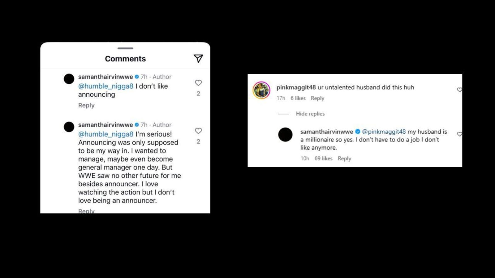 Samantha Irvin reveals shocking truth behind her sudden WWE exit