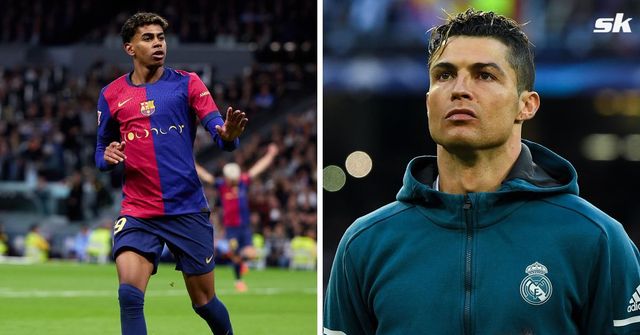 Lamine Yamal hits Cristiano Ronaldo’s iconic ‘calma’ celebration after ...
