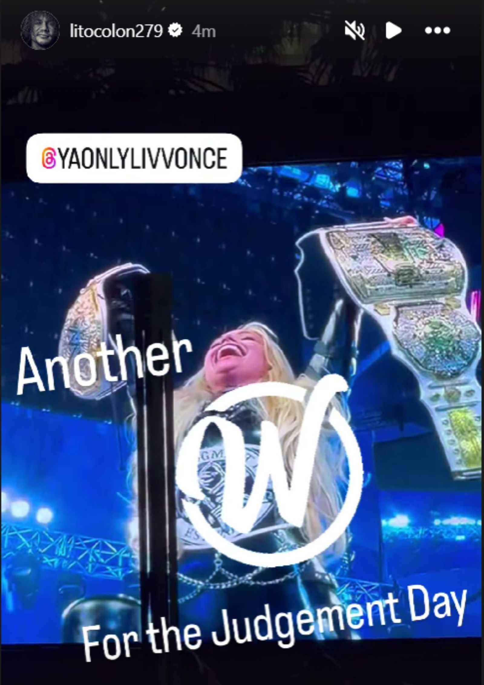 Judgment Day member reacts to Liv Morgan becoming the inaugural Women's ...