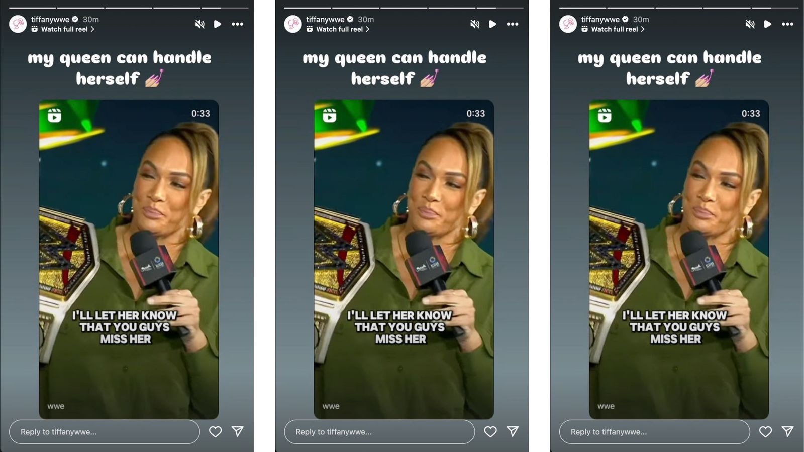 Tiffany Stratton explains WWE Crown Jewel absence