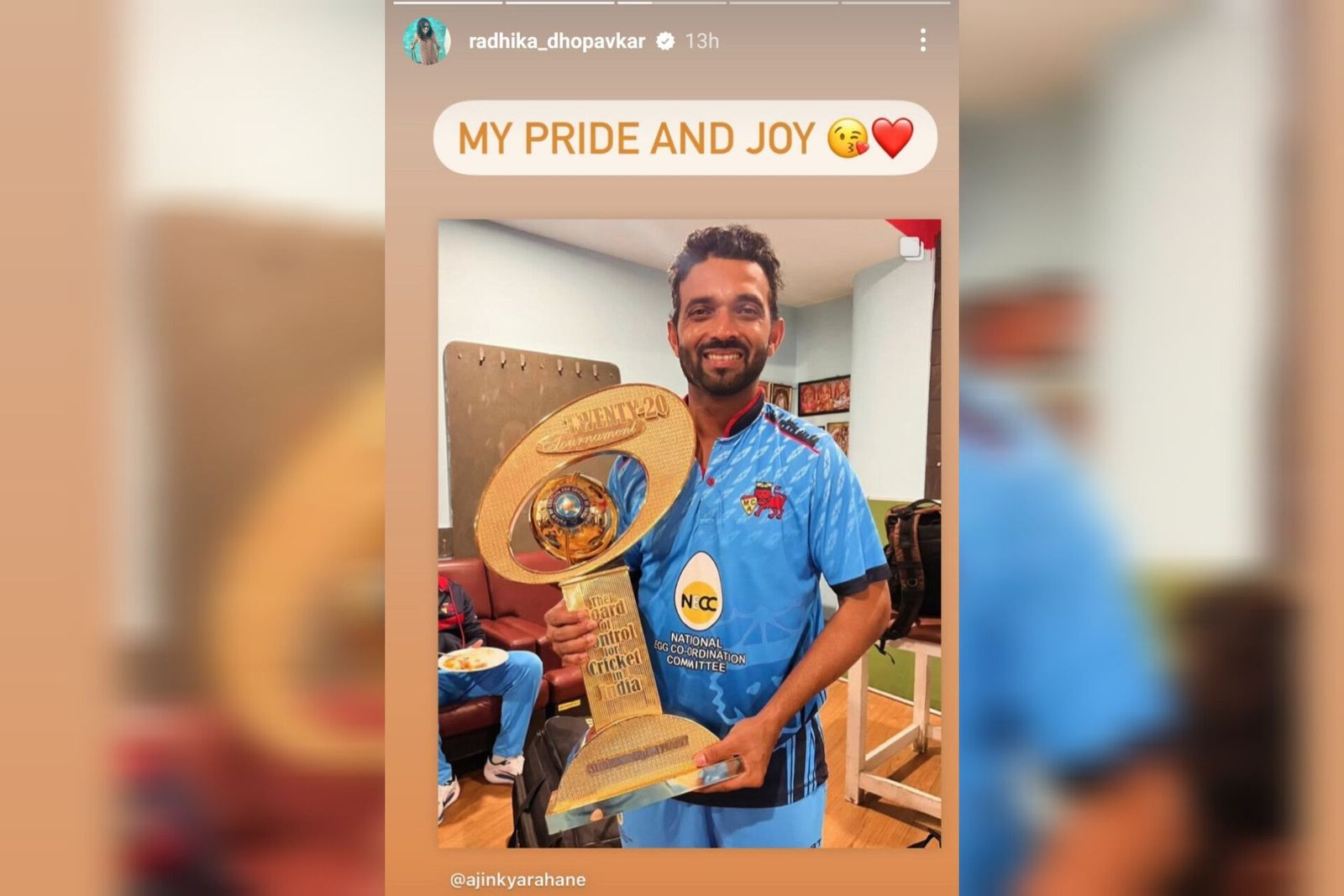 "My pride and joy" - Ajinkya Rahane's wife shares heartwarming post for ...