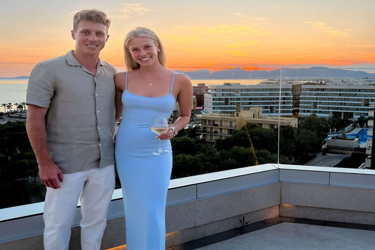 Nathan McSweeney Family - Father and Girlfriend