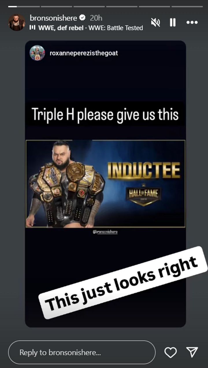 WWE: Bronson Reed shares message to Triple H; wants major WWE push when ...