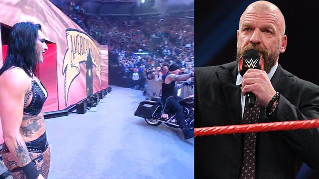 Triple H sends a message after The Undertaker interrupts Rhea Ripley on ...