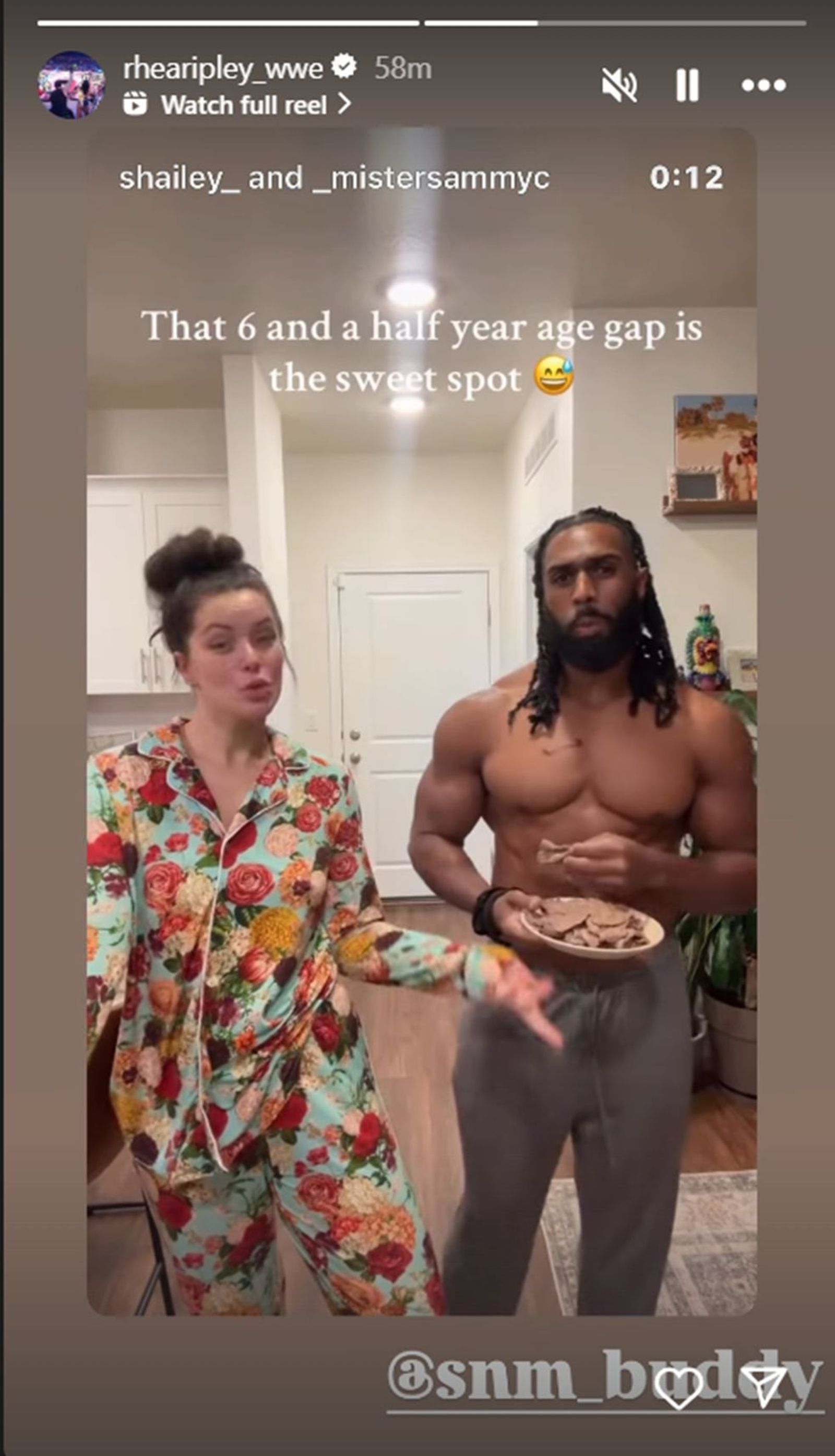 WWE: Rhea Ripley shares post making light of her relationship age-gap ...