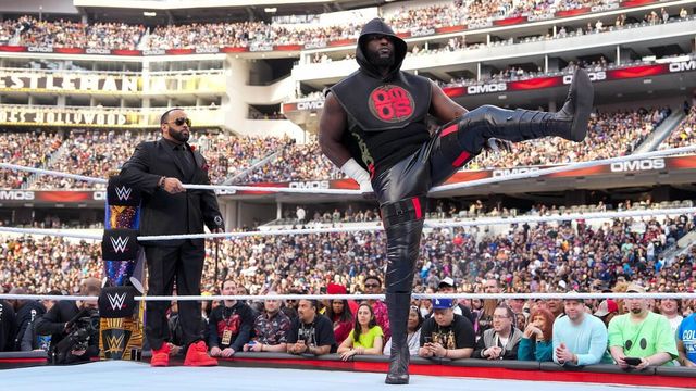 Omos sends a heartfelt message to former WWE stars after they get married