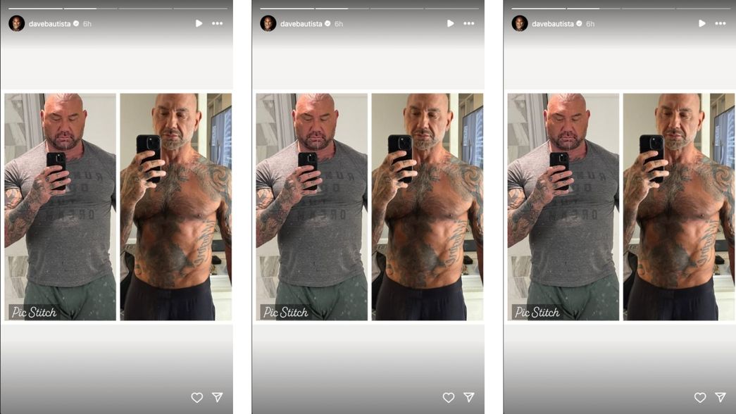 WWE: Batista shows off incredible body transformation at 56