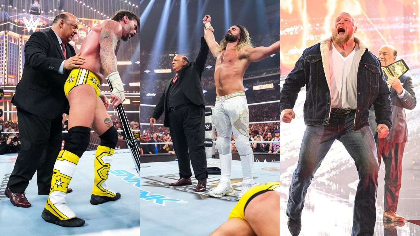 Seth Rollins: 4 directions for Paul Heyman and Seth Rollins following the main event of WWE ...