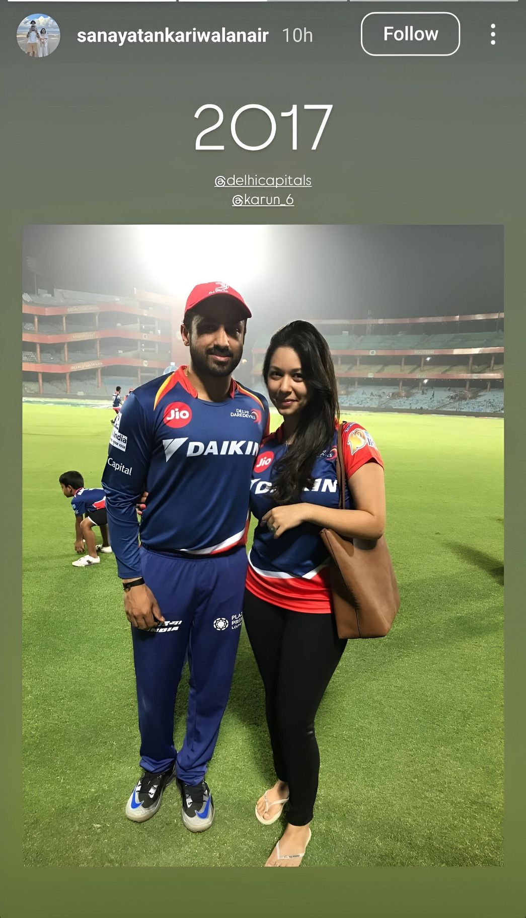 Karun Nair’s wife shares incredible before-after post amid comeback in DC vs MI IPL 2025 match ...