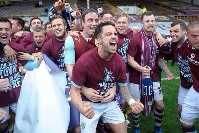 Burnley F.C. have been promoted to the English Premier League