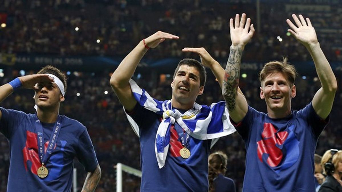 Comparing the best Barcelona trios of this century