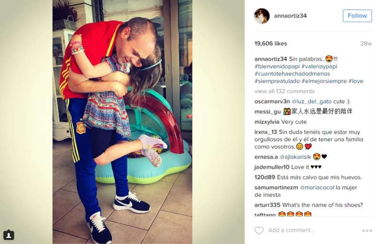 20 adorable pictures of footballers with their children